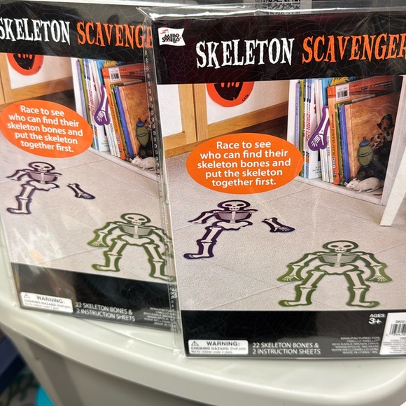 Skeleton Scavenger Hunt | Games | Skeleton Scavenger Hunt Bundle ...